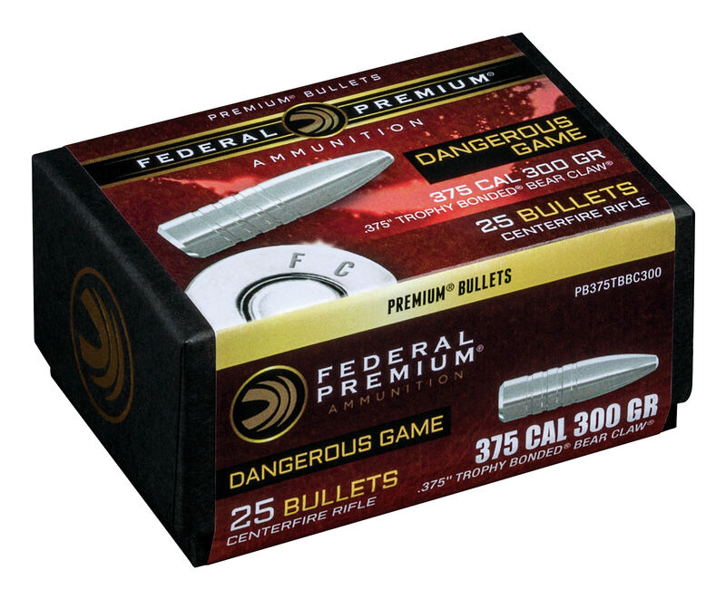 Buy Trophy Bonded Bear Claw Component Bullet .375 Ammo 300 | PB375TBBC300