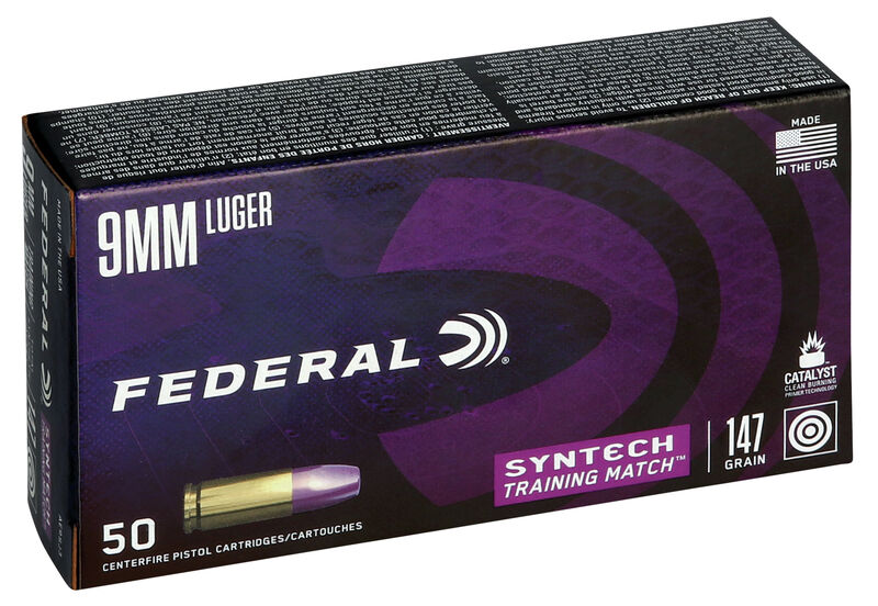 Buy Syntech Training Match 9mm Luger Ammo 147 | AE9SJ3