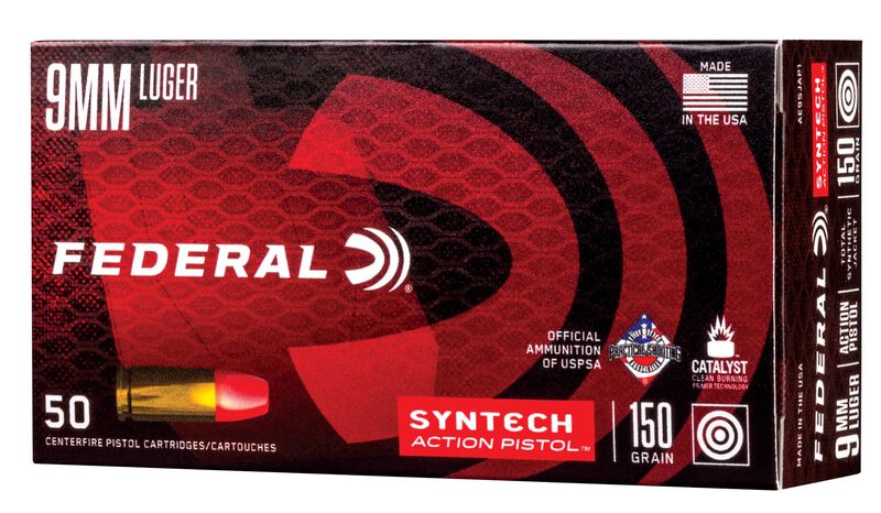 Buy Syntech Action Pistol 9mm Luger Ammo 150 | AE9SJAP1