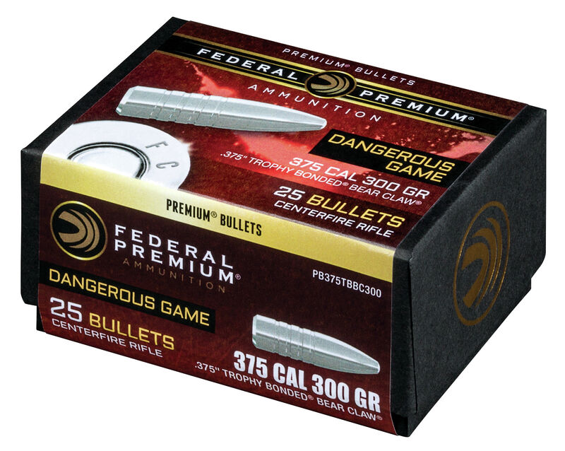 Buy Trophy Bonded Bear Claw Component Bullet .375 Ammo 300 | PB375TBBC300