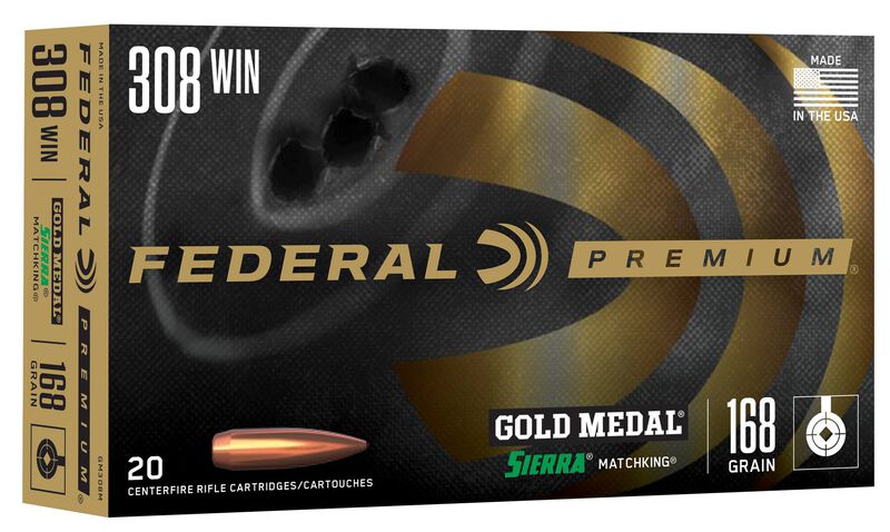 Buy Gold Medal Sierra MatchKing 308 Win Ammo 168 | GM308M
