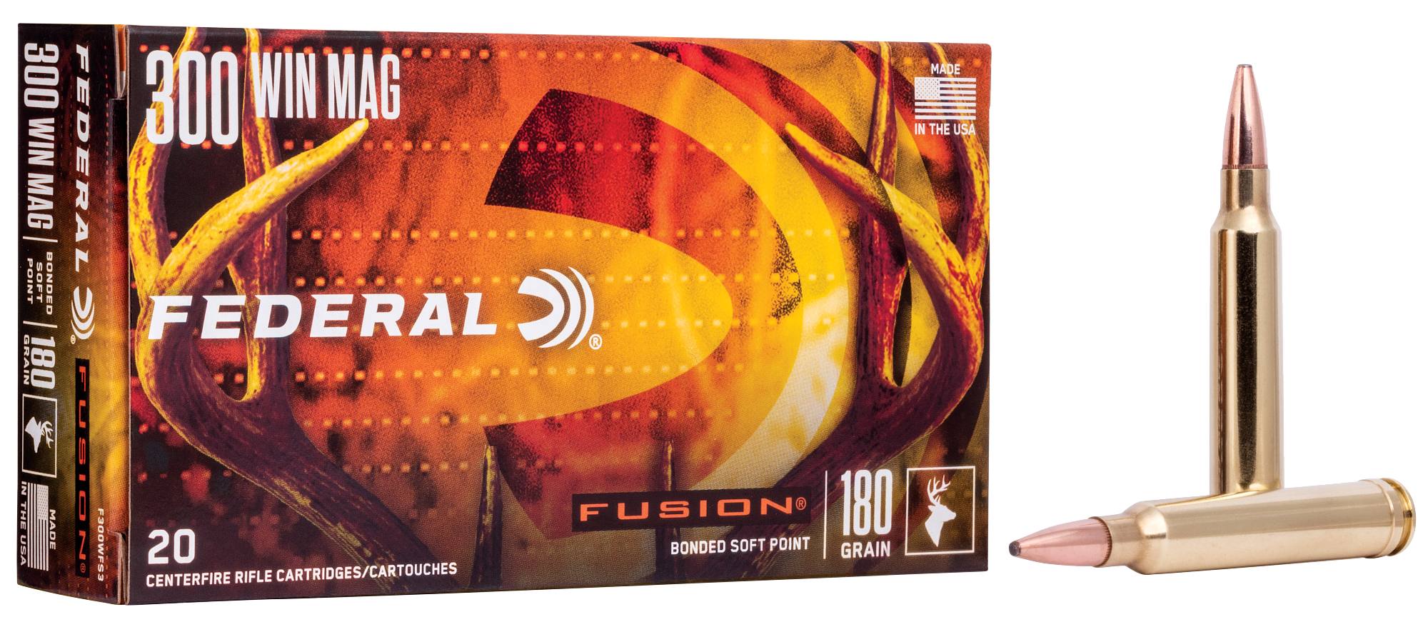 Buy Fusion Rifle 300 Win Mag Ammo | 180 Grain, 2960 FPS | Federal