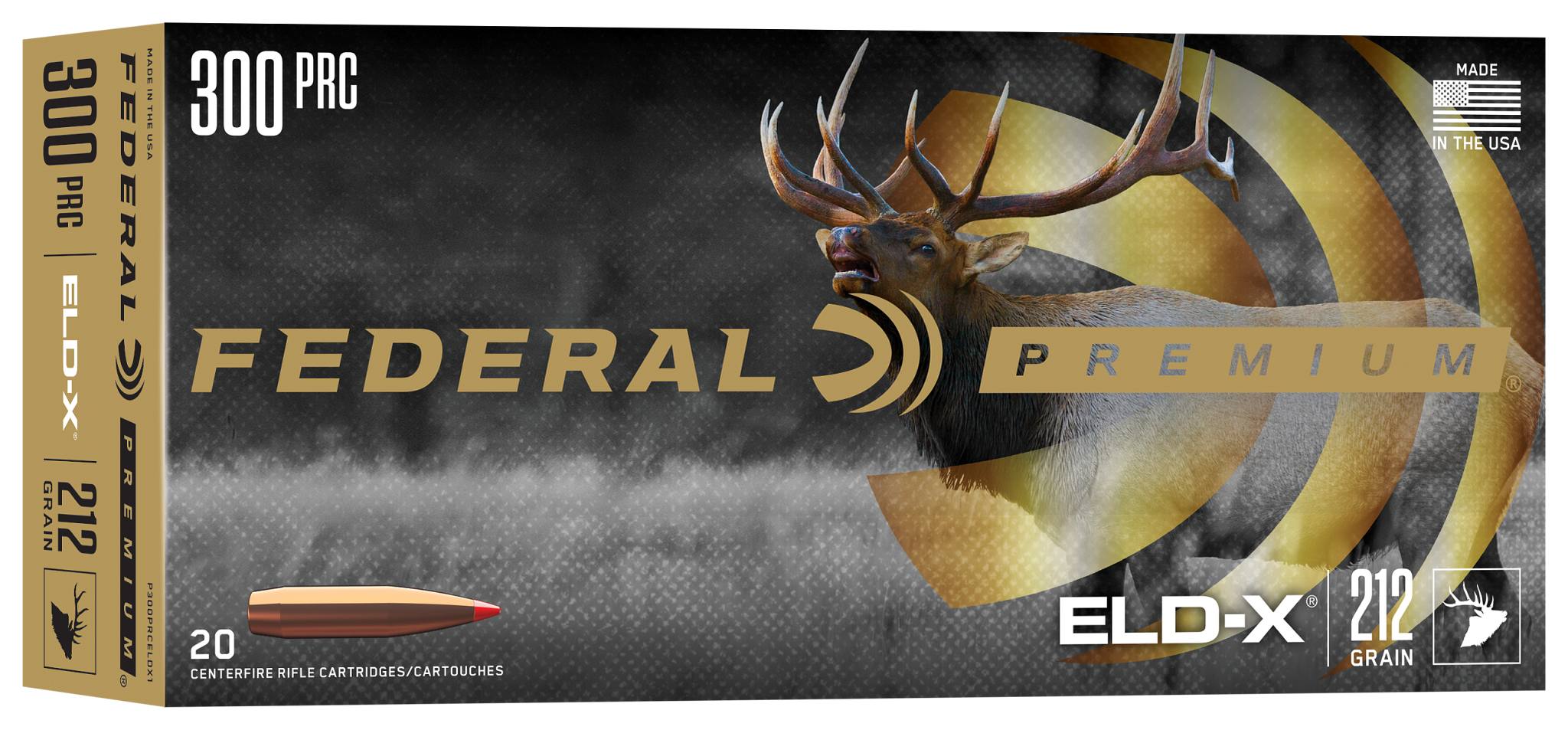Buy ELD-X 300 PRC Ammo | 212 Grain, 2860 FPS | Federal