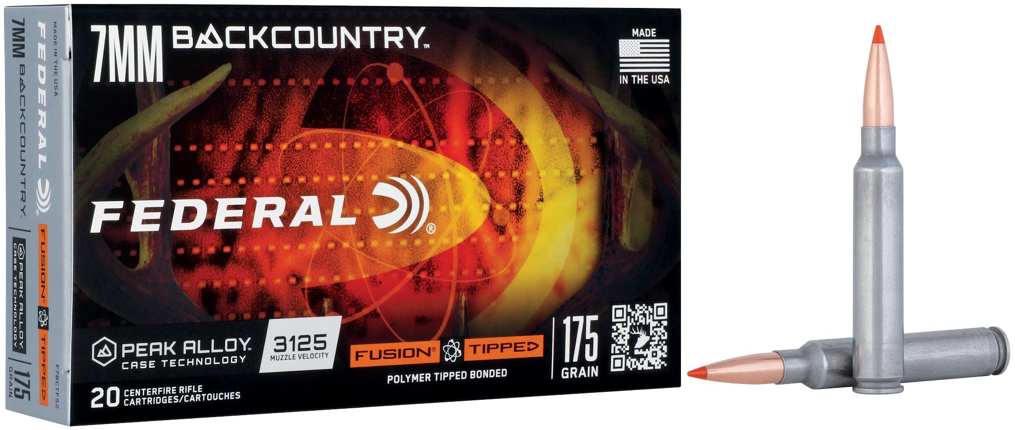Buy Fusion Tipped Rifle 7mm Backcountry Ammo | 175 Grain, 3125 FPS ...