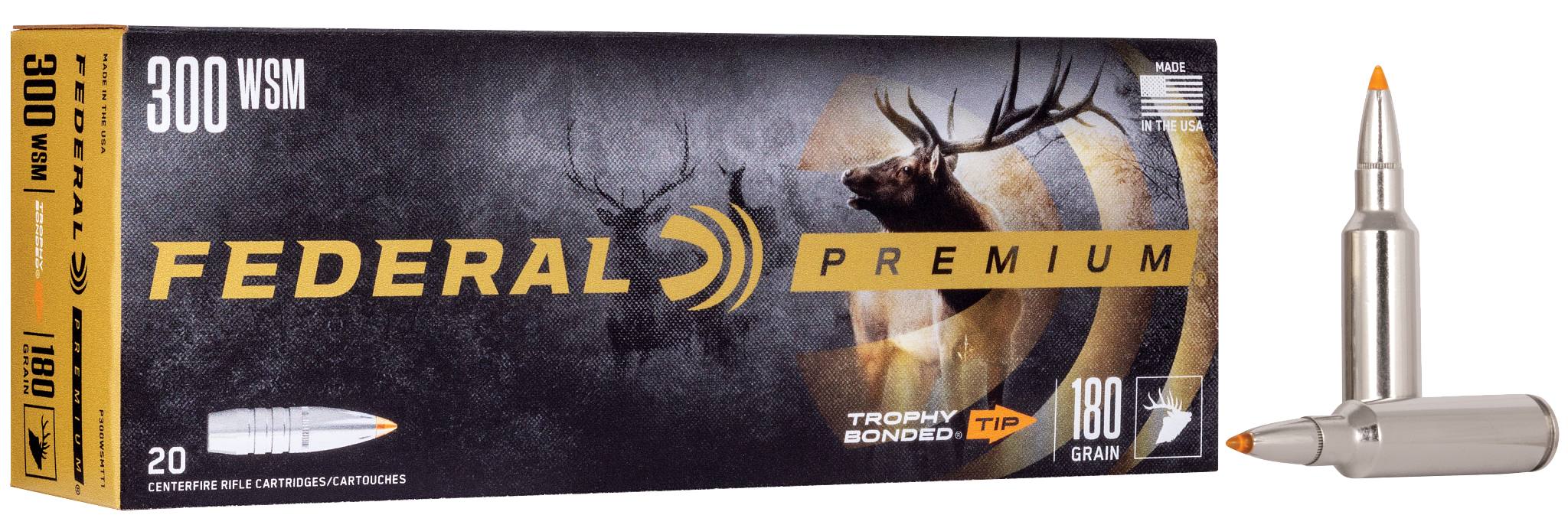 Buy Trophy Bonded Tip 300 WSM Ammo | 180 Grain, 2960 FPS | Federal