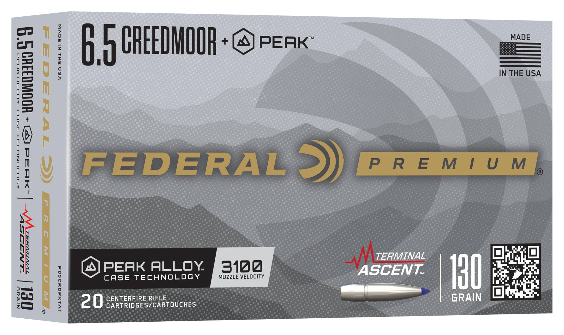 Buy Terminal Ascent 6.5 Creedmoor +Peak Ammo | 130 Grain, 3100 FPS ...
