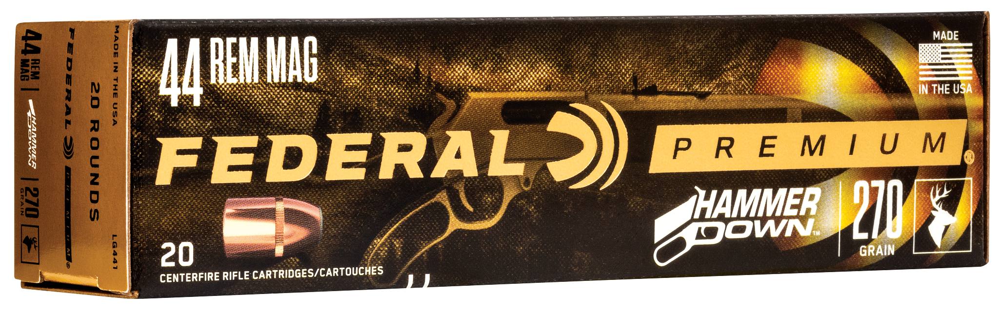 Buy HammerDown Handgun 44 Rem Magnum Ammo | 270 Grain, 1615 FPS | Federal